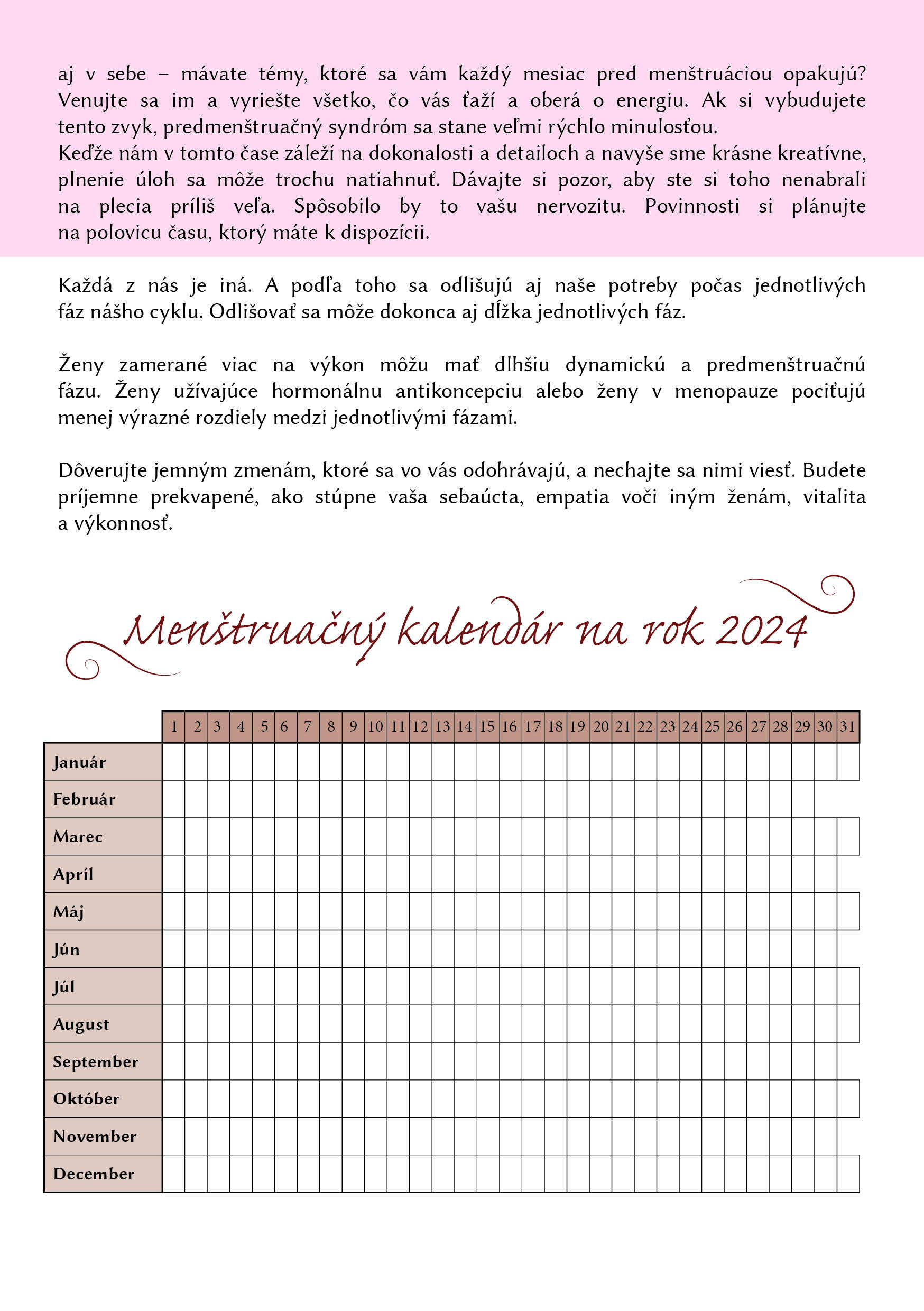 Srdce ženy 2024 | Doplnky z Panta Rhei