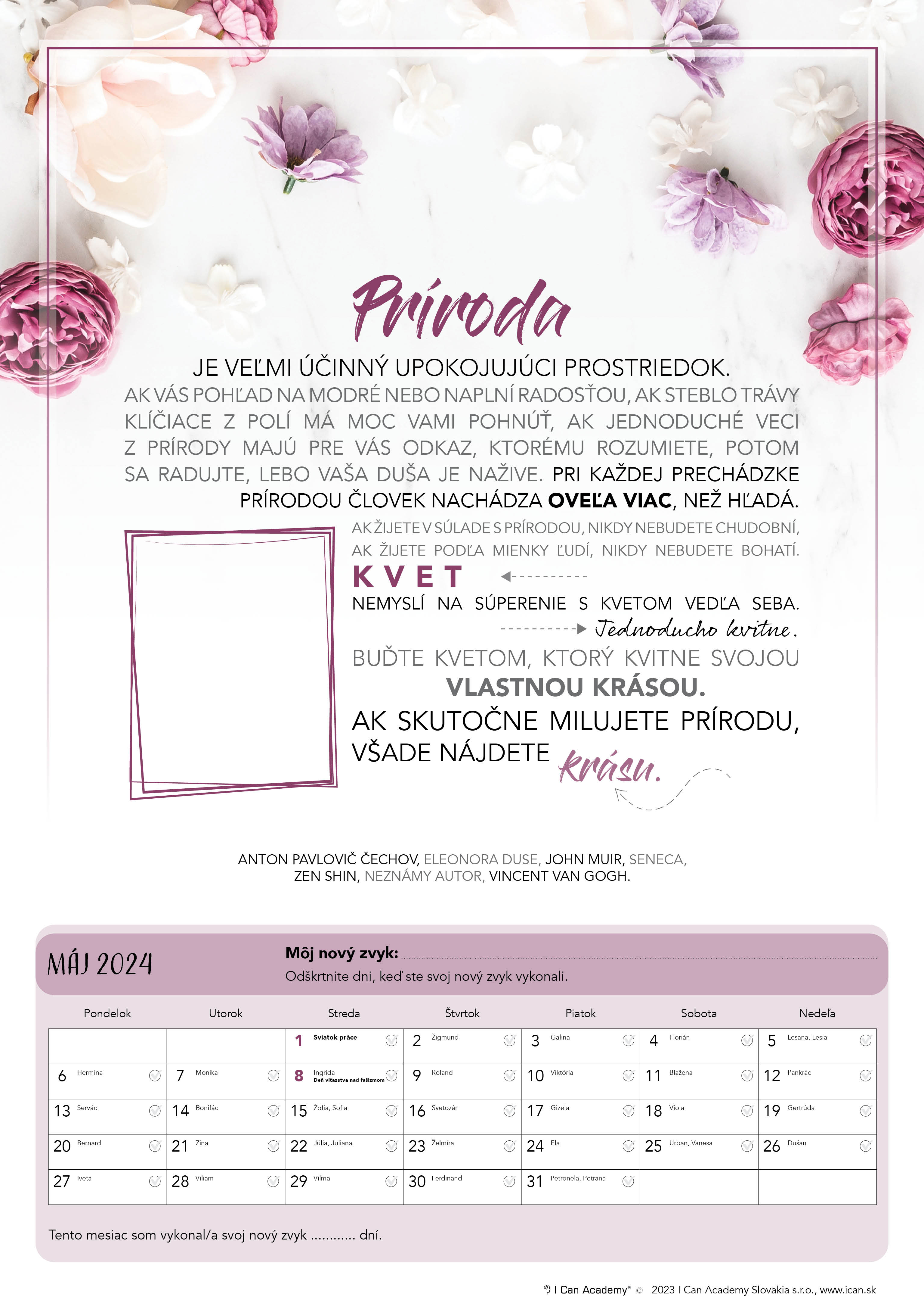 Motivačný kalendár od I Can Academy 2024 | Doplnky z Panta Rhei