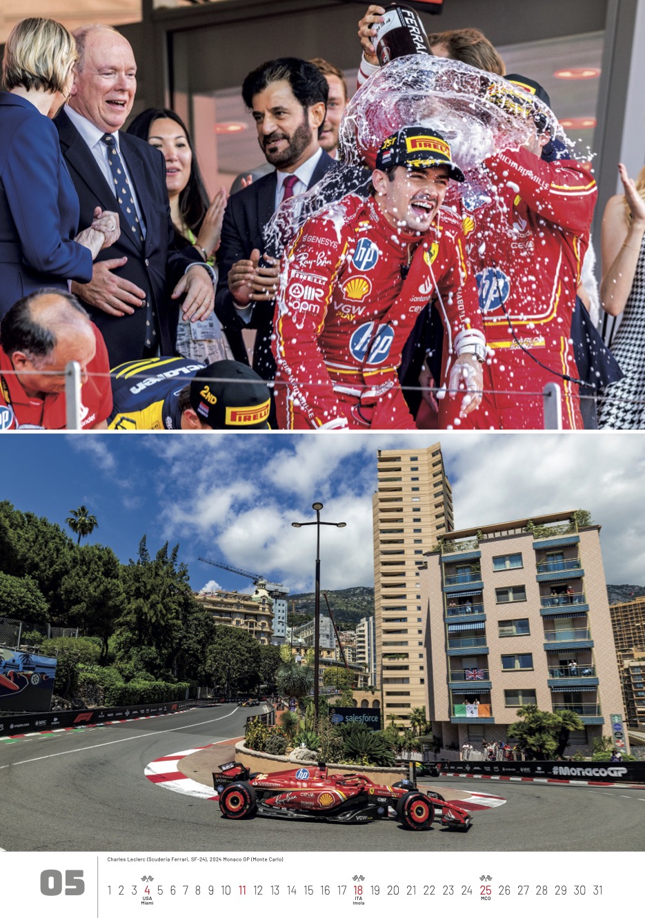 Nástenný kalendár F1 2025: Kráľovná motoršportu (Martin Trenkler ...