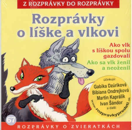 Rozprávka - O líške a vlkovi CD (kartón) | CD z Panta Rhei