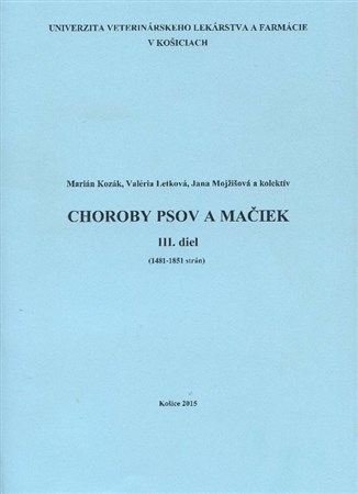 Choroby psov a mačiek - III. diel (Marián Kozák) | Kniha z Panta Rhei