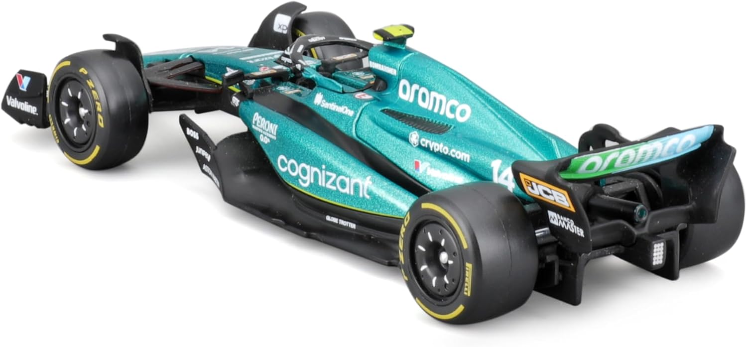 Bburago 1:43 RACE Formula F1 - Aston Martin AMR23 (2023) 14 Fernando ...