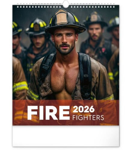 Nástenný kalendár 2026 Dreamy Firefighters 2026, 30 x 34 cm | Doplnky z ...