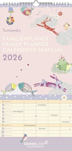 2026 Turnowsky Family Planner | Doplnky z Panta Rhei