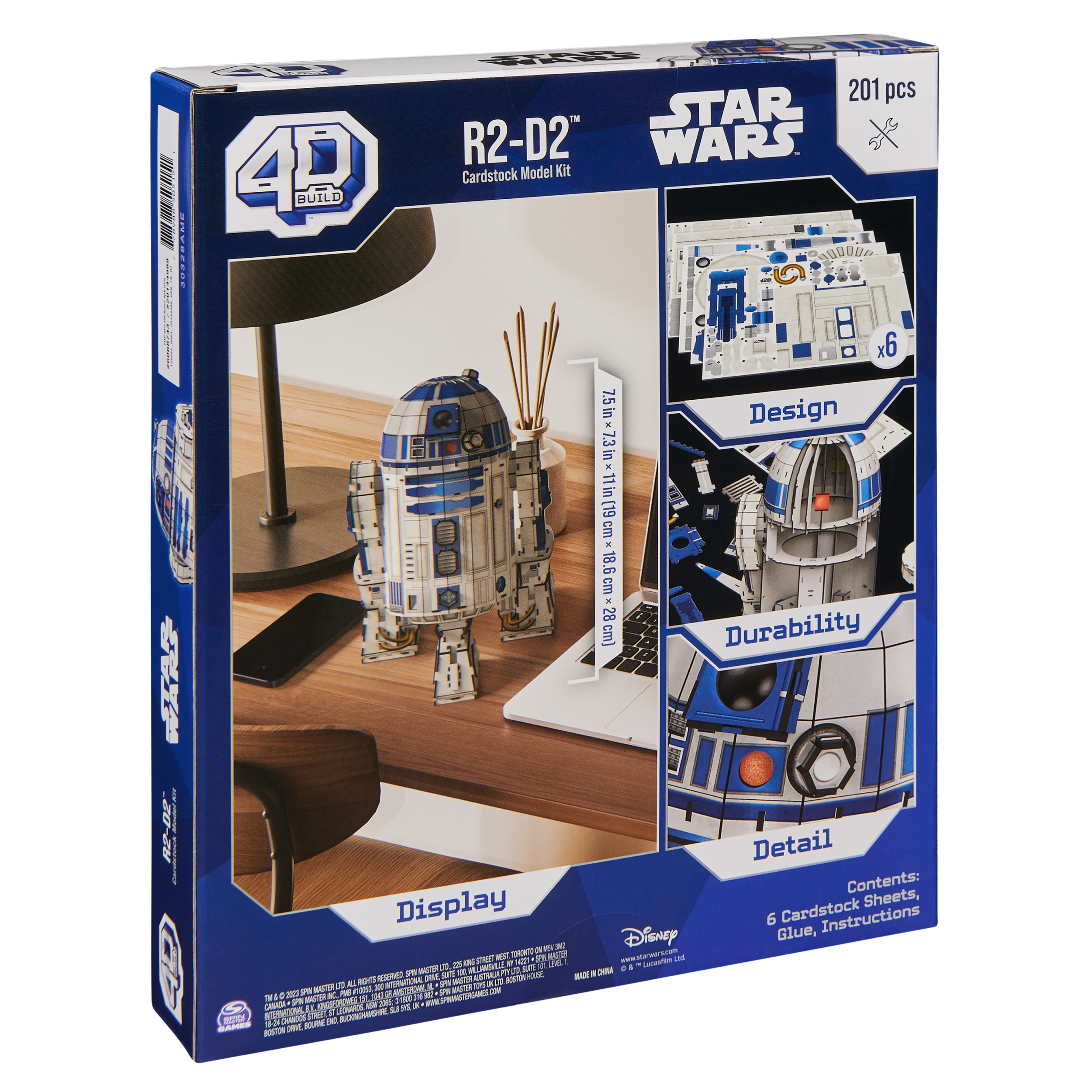 4D puzzle Star Wars: Robot R2-D2 | Puzzle z Panta Rhei
