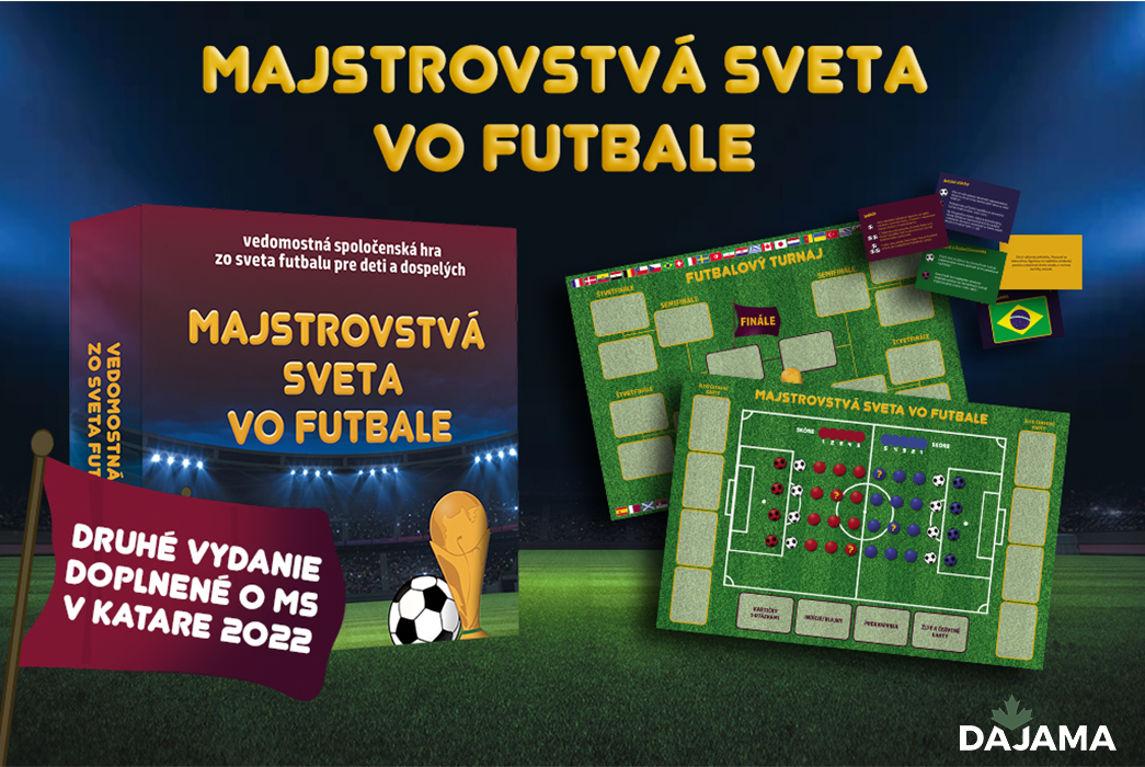 Dajama hra Majstrovstvá sveta vo futbale (2. vydanie, doplnené o MS v Katare 2022) | Hra z Panta ...