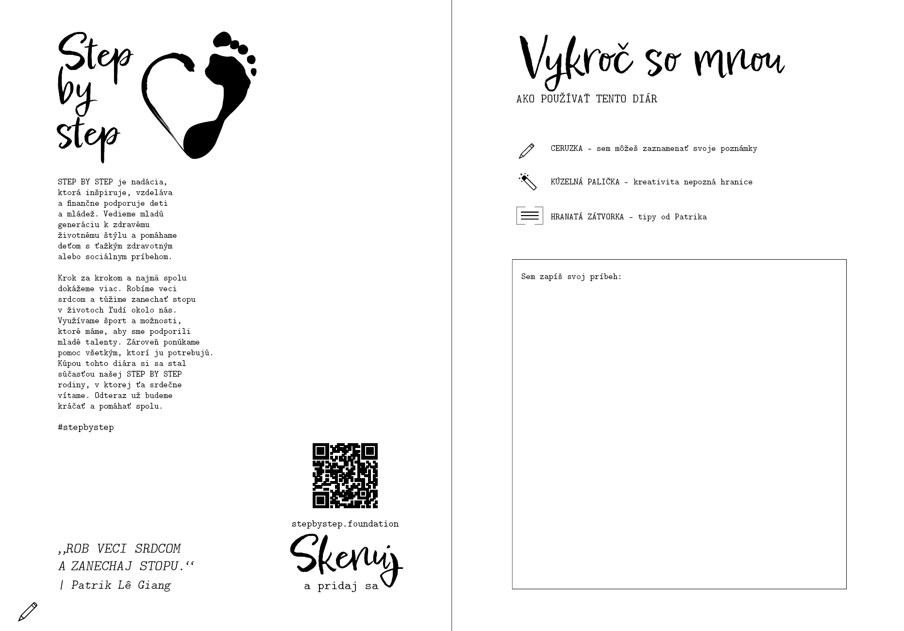 Diár Step by Step 2024 (Slovenské vydanie) (Patrik Lê Giang) | Doplnky ...